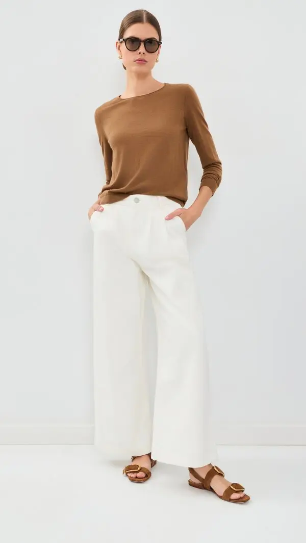 Co Rolled Cashmere Pullover