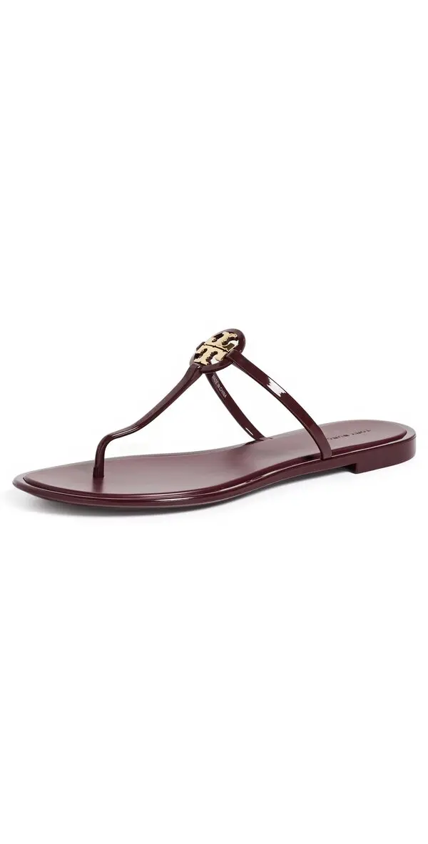 Tory Burch Mini Miller Jelly Sandals - Dried Currant