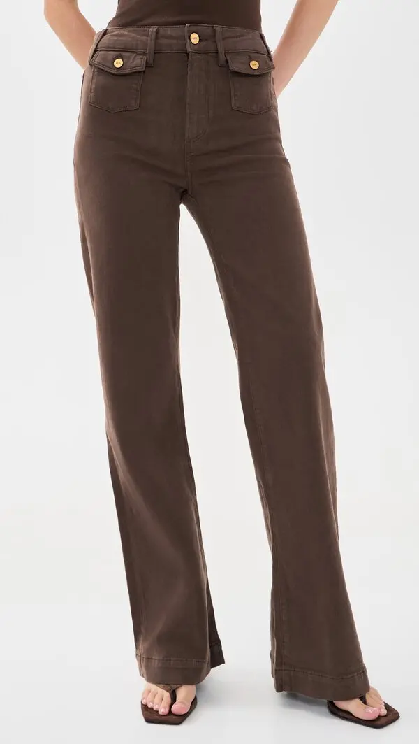 Paige Leenah Mini Patch Pockets Jeans