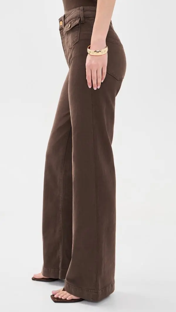 Paige Leenah Mini Patch Pockets Jeans