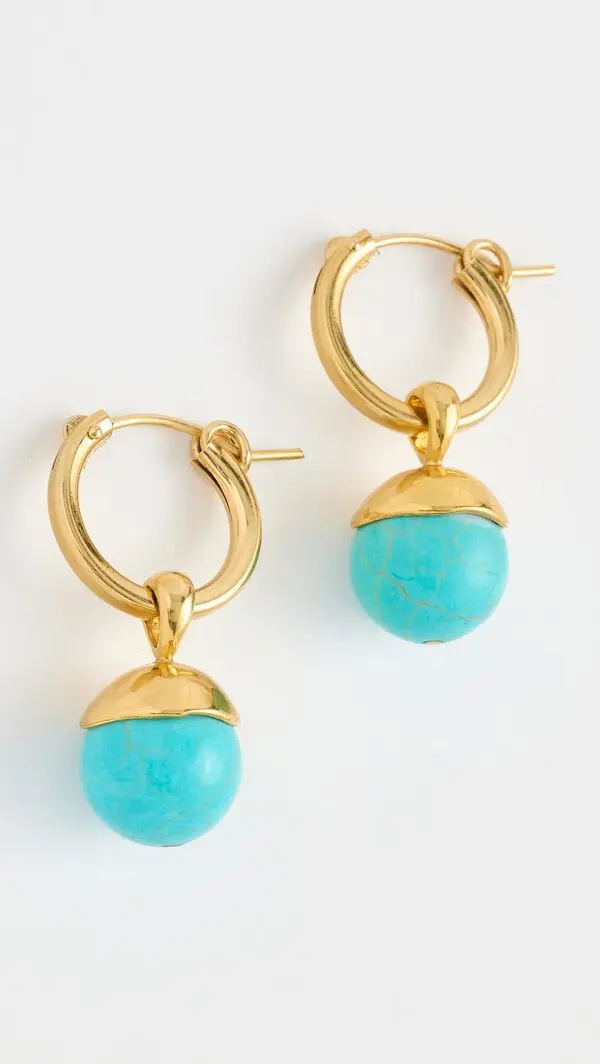 Chan Luu Bell Hoop Earrings