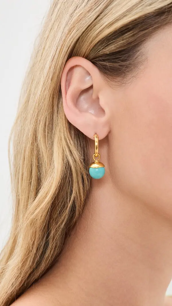 Chan Luu Bell Hoop Earrings