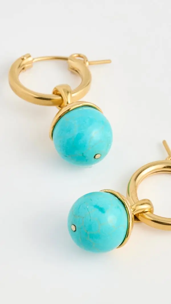 Chan Luu Bell Hoop Earrings