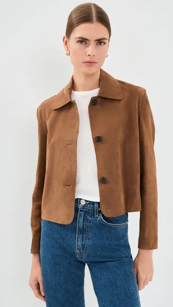 ARMA Emy Goat Suede Jacket