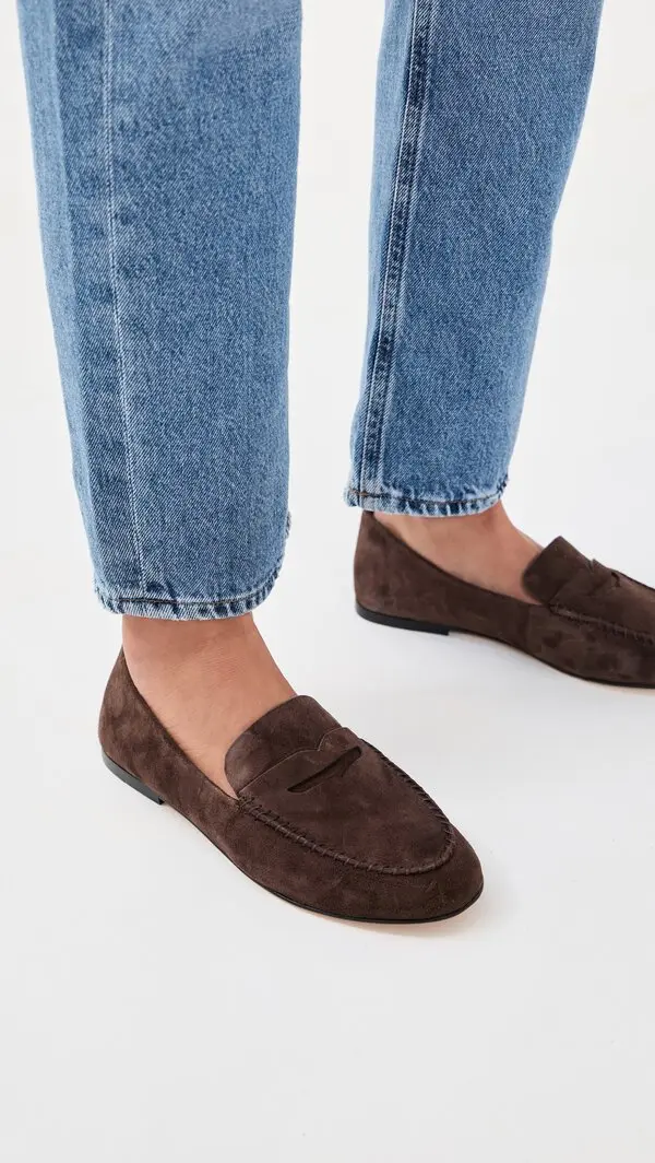 Vince Teo Suede Loafers