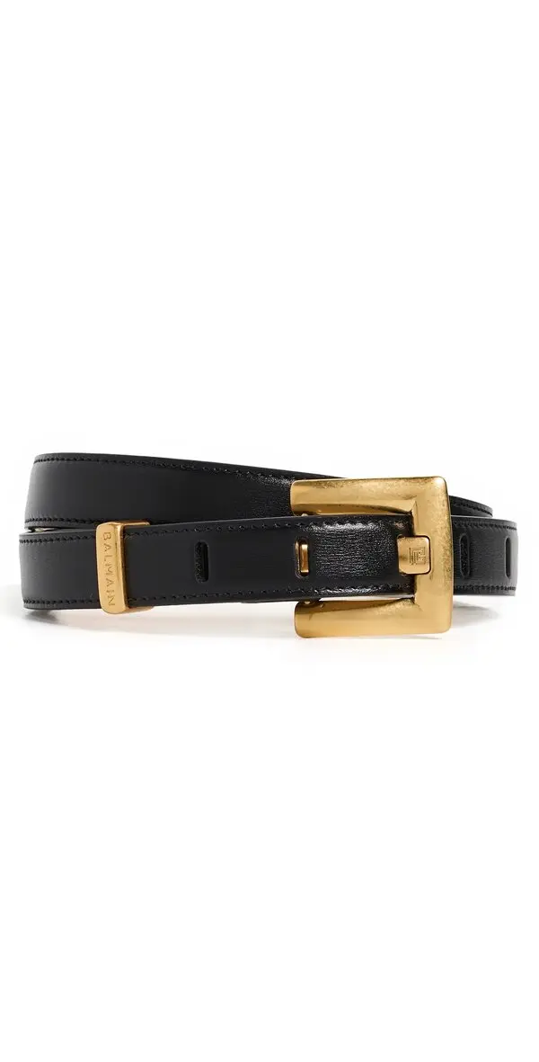 Balmain Anthem Belt - Noir