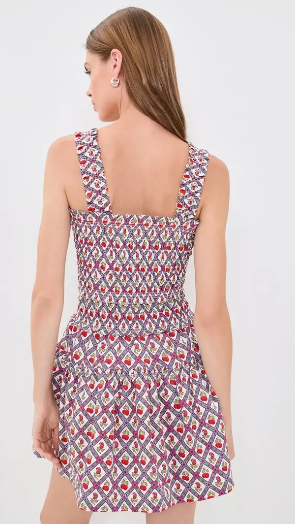 Hill House Home Azalea Mini Dress - Diamond Cherries