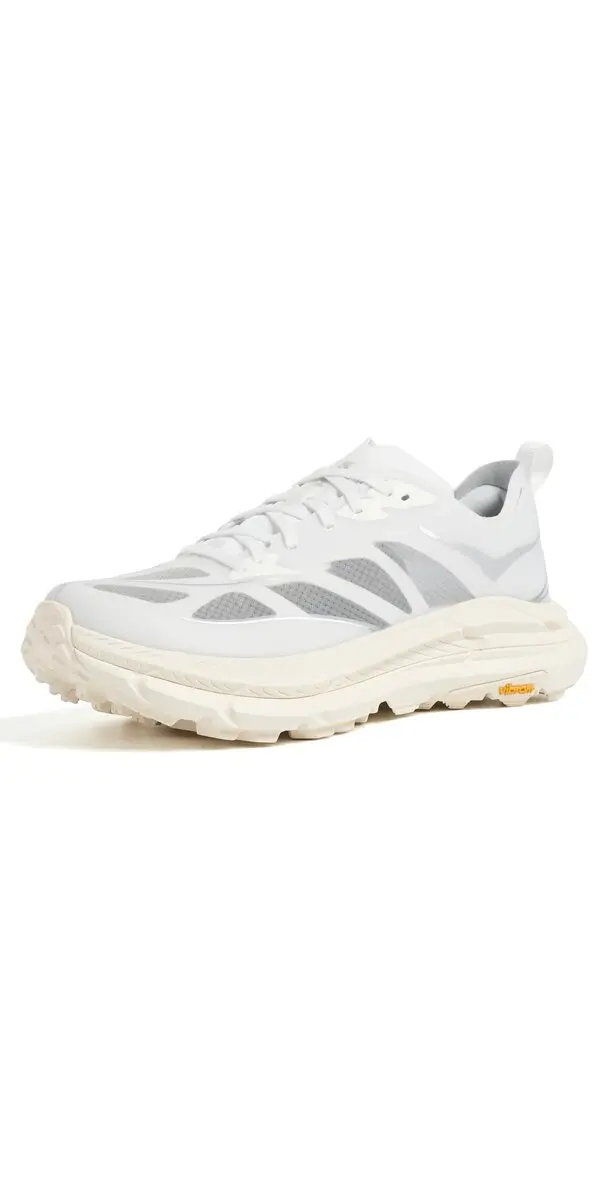 HOKA® Mafate Speed 4 Lite Sneakers - Frost/cosmic Grey