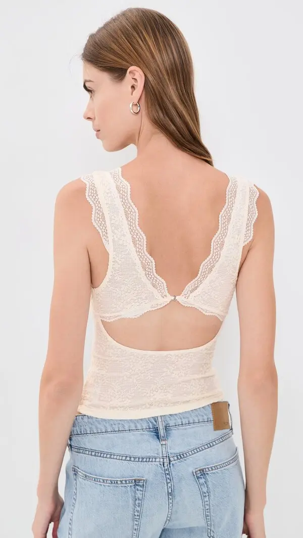 Free People Loved You First Lace Blouse