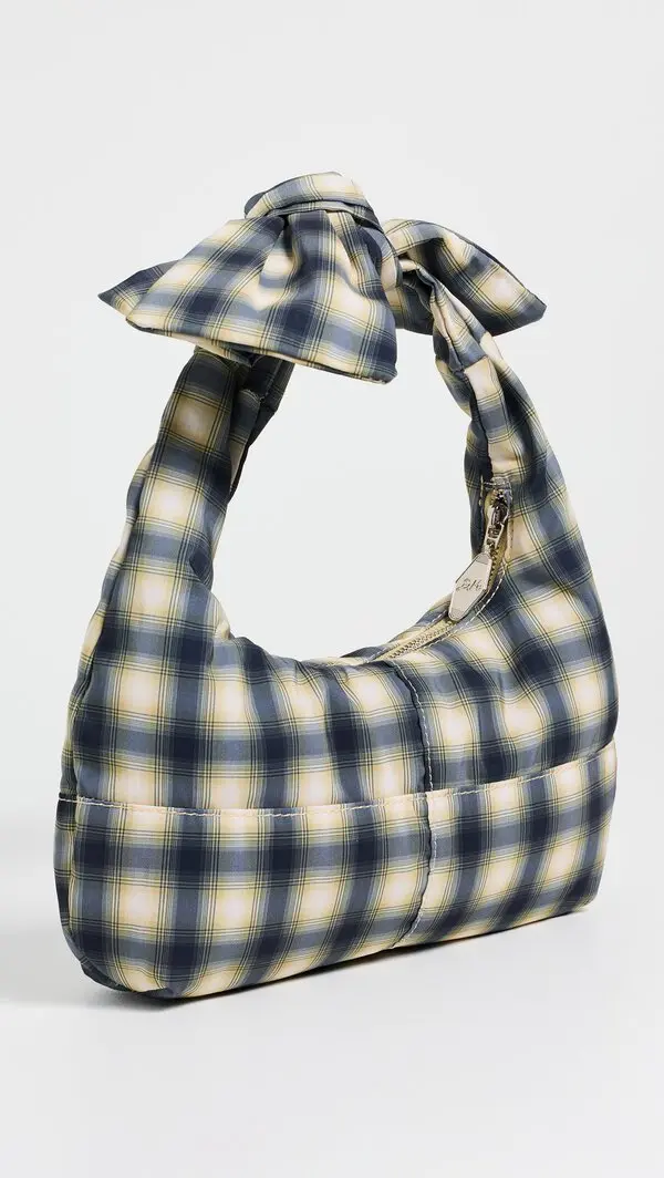 DAMSON MADDER Roo Check Tie Shoulder Bag