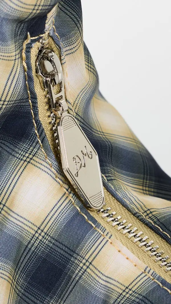 DAMSON MADDER Roo Check Tie Shoulder Bag