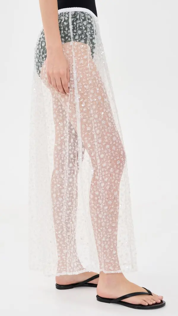 VRG GRL Daisy Sequin Maxi Skirt