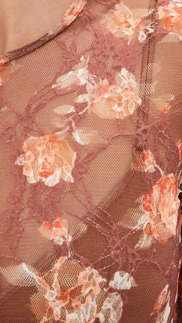 MADELYNNE Maple Thong Bodysuit