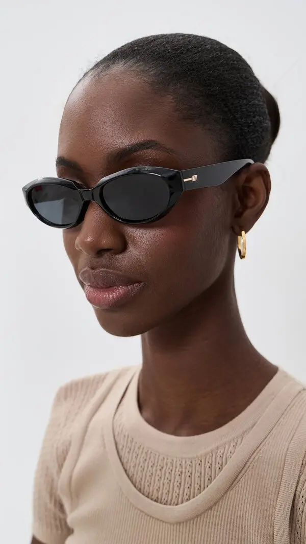 Le Specs Le Bijou Oval Sunglasses