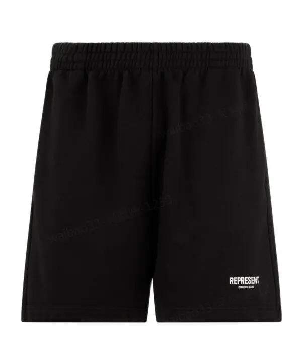 REPRESENT Elastic-waist Cotton Shorts