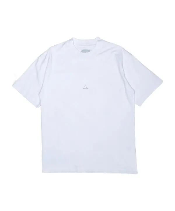 ROA Open-necked Black Shirt - White