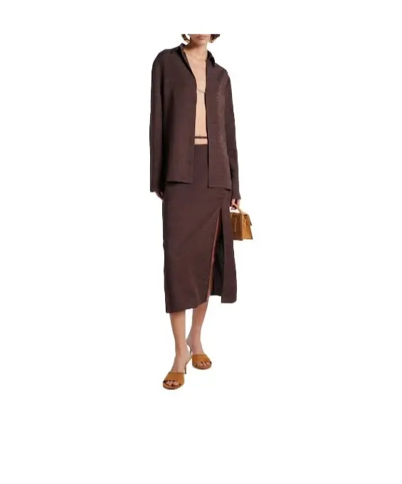 Jacquemus Croc-effect Suede Mules