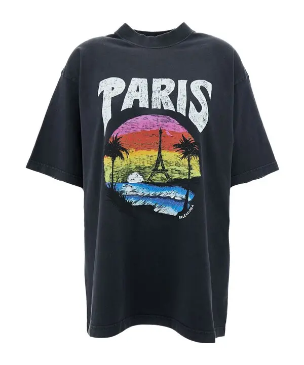 Balenciaga Tropical Printed T-shirt