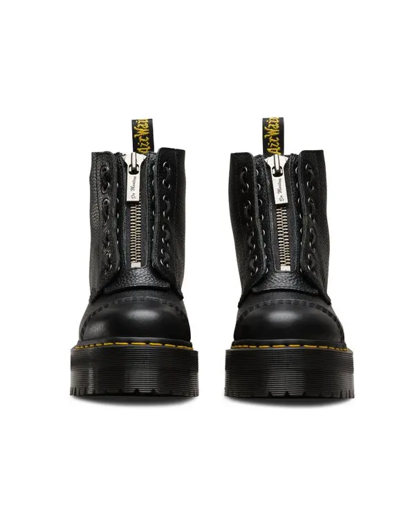 Dr. Martens Front Zipper Platform Martin Boots