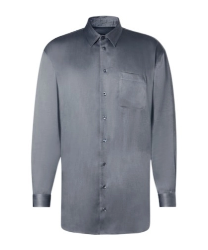 Giorgio Armani Satin Shirt - Gray