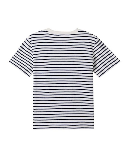 Bonpoint Lilas Striped Cotton Jersey T-shirt