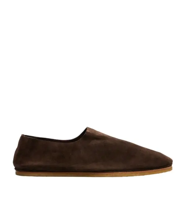 THE ROW Perrick Suede Flats