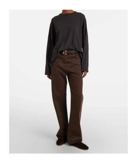 THE ROW Perrick Suede Flats