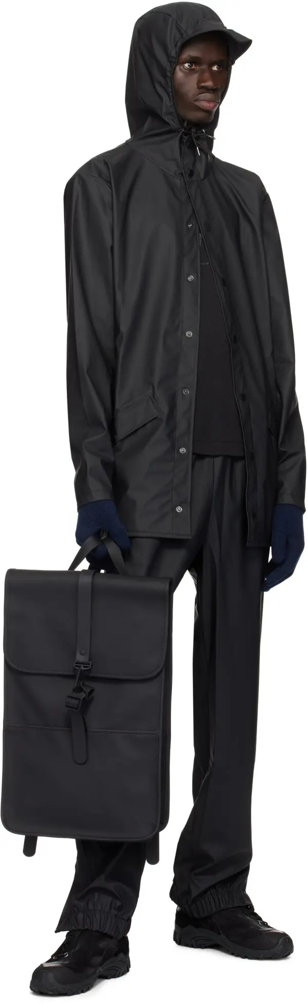 Rains Hooded Water-resistant Jacket