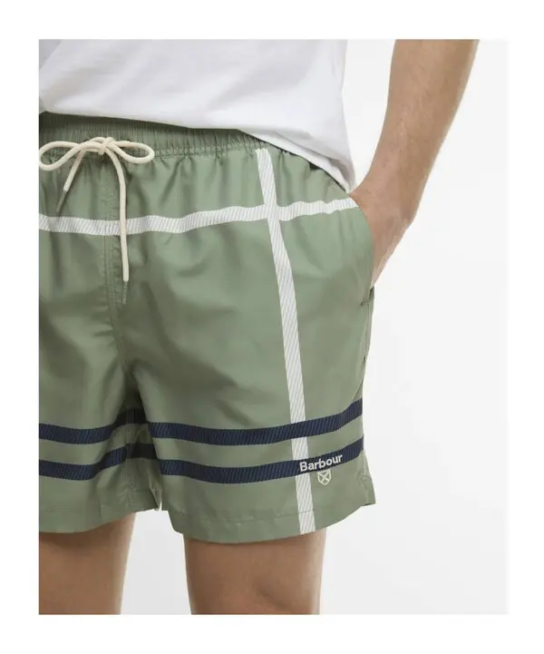 Barbour Logo-print Swim Shorts