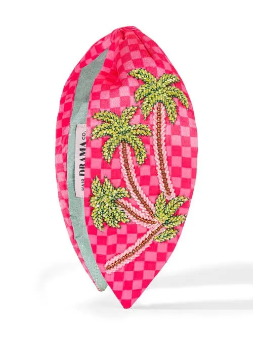 HAIR DRAMA CO Island Dream Knotted Headband - Pink