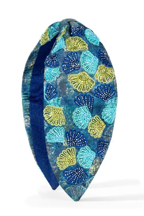 HAIR DRAMA CO Indigo Canopy Knotted Headband