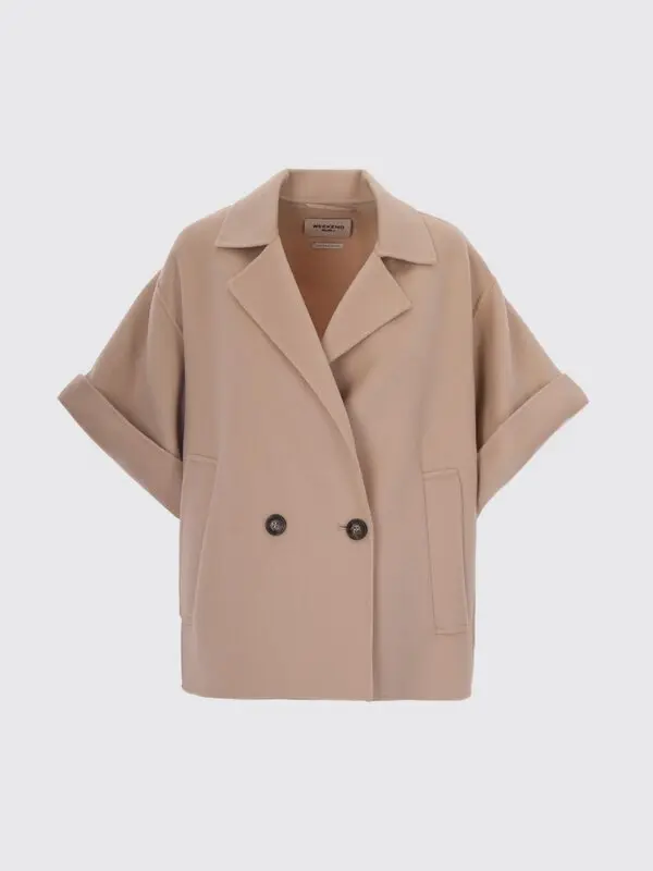 Max Mara Double Breasted Wool Coat - Cream
