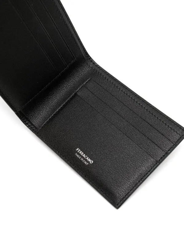 FERRAGAMO Leather Bifold Wallet - Multicolor