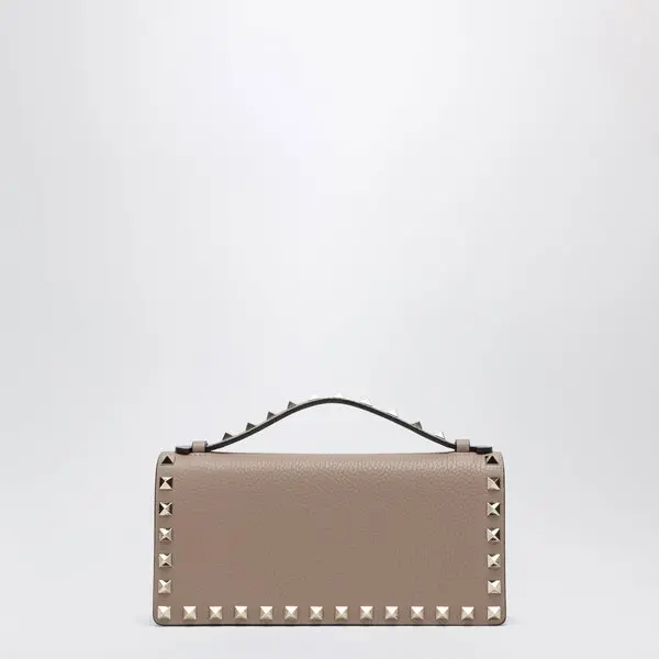 Valentino Garavani Rockstud Powder Chain Wallet - Pink