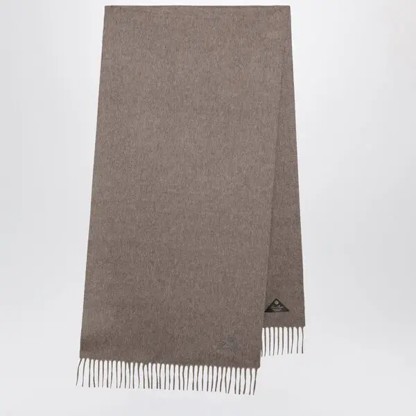 Loro Piana Taupe Cashmere Scarf - Multicolor