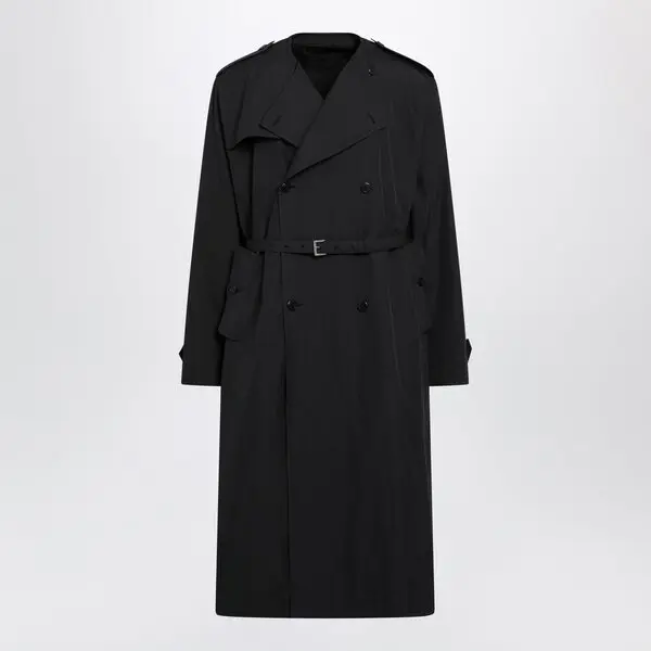 Prada Double-breasted Cotton-blend Trench Coat