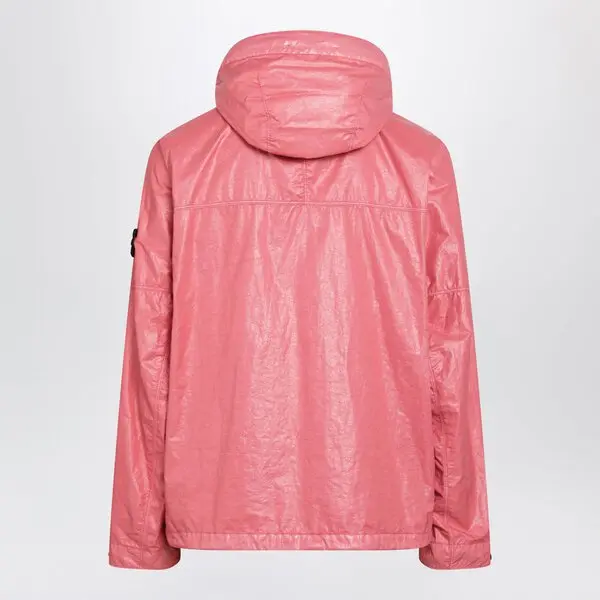 Stone Island Glossy Nylon Jacket - Pink