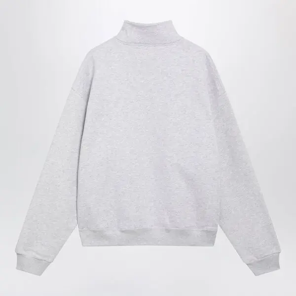 Jacquemus Zip-neck Logo Sweatshirt - Gray
