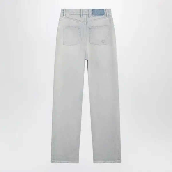 GOLDEN GOOSE Wide Leg Jeans With Cabochon Crystals
