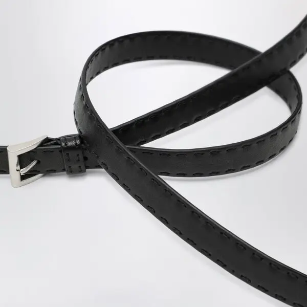 Prada Slim Leather Belt