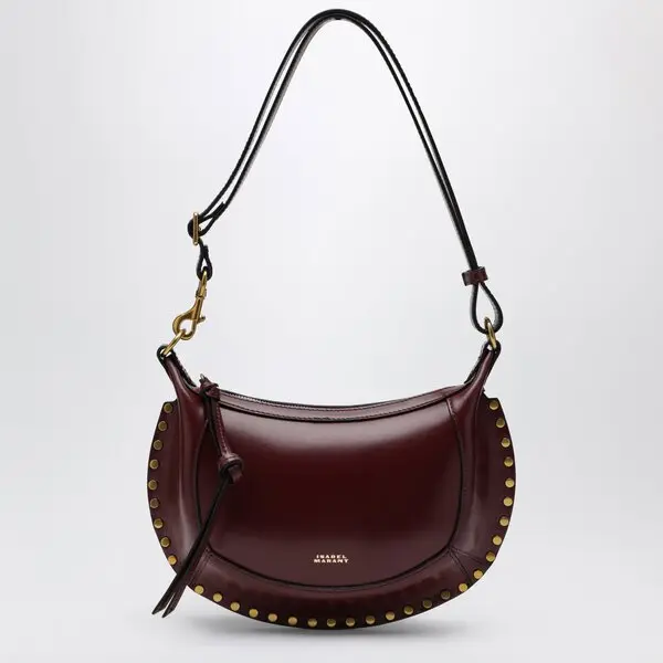 Isabel Marant Étoile Oskan Moon Shoulder Bag In Calfskin - Red