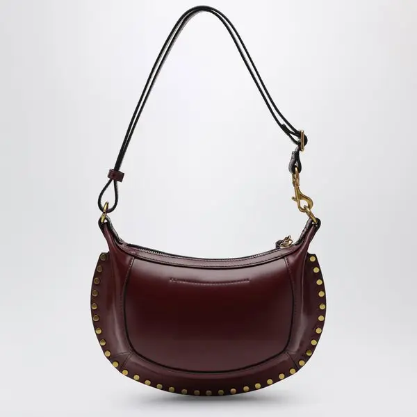 Isabel Marant Étoile Oskan Moon Shoulder Bag In Calfskin - Red