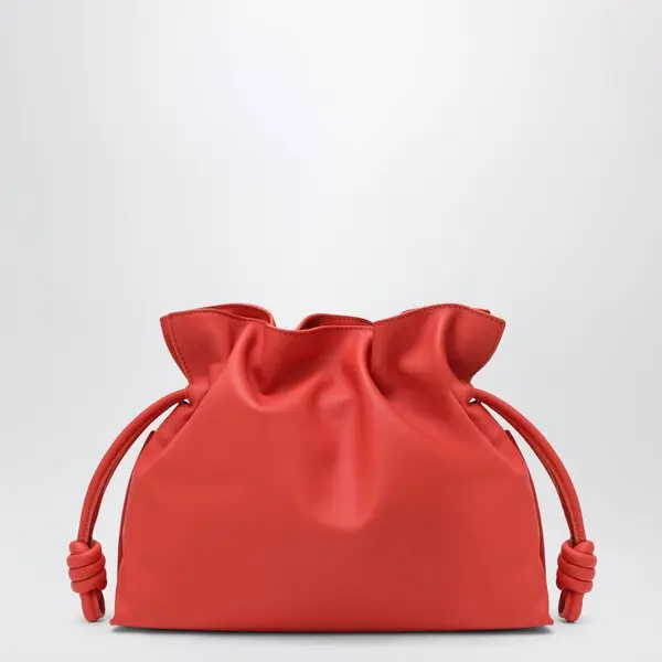 Loewe Flamenco Clutch Bag In Nappa Leather - Orange