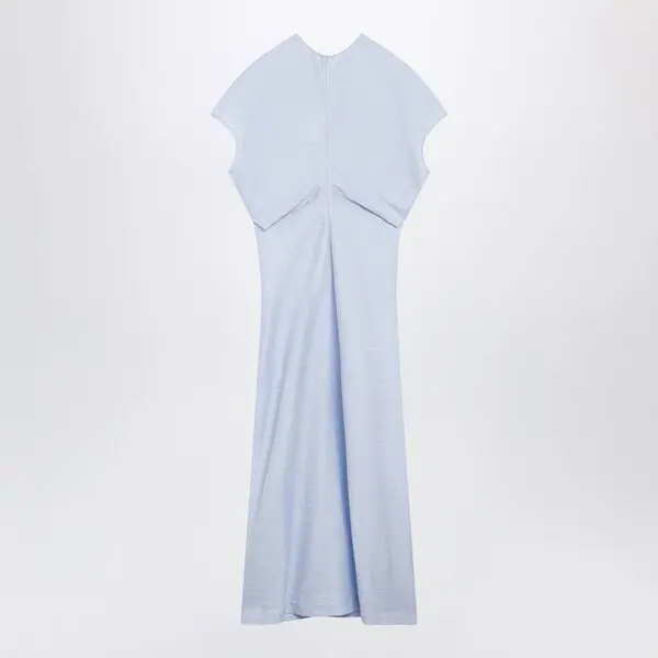 TOTEME Fluid Viscose Satin Dress - Blue