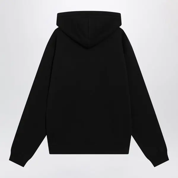 Jacquemus Cotton Fleece Hoodie With Grosgrain Logo Detail