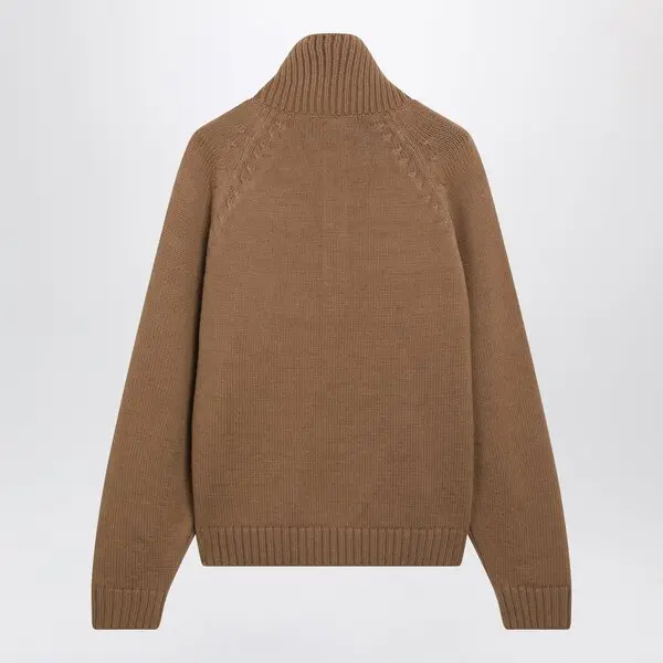 TOM FORD Half-zip Wool And Cashmere Knit Sweater