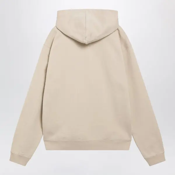 Jacquemus Cotton Fleece Hoodie With Grosgrain Logo Detail