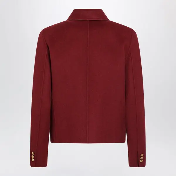 Max Mara Wool Cashmere Silk Jacket - Red