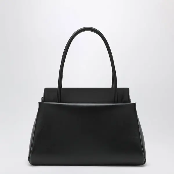 Prada Medium Passage Bag In Leather And Re-nylon - Black