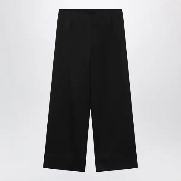 TOTEME Fluid Satin Viscose Trousers - Black